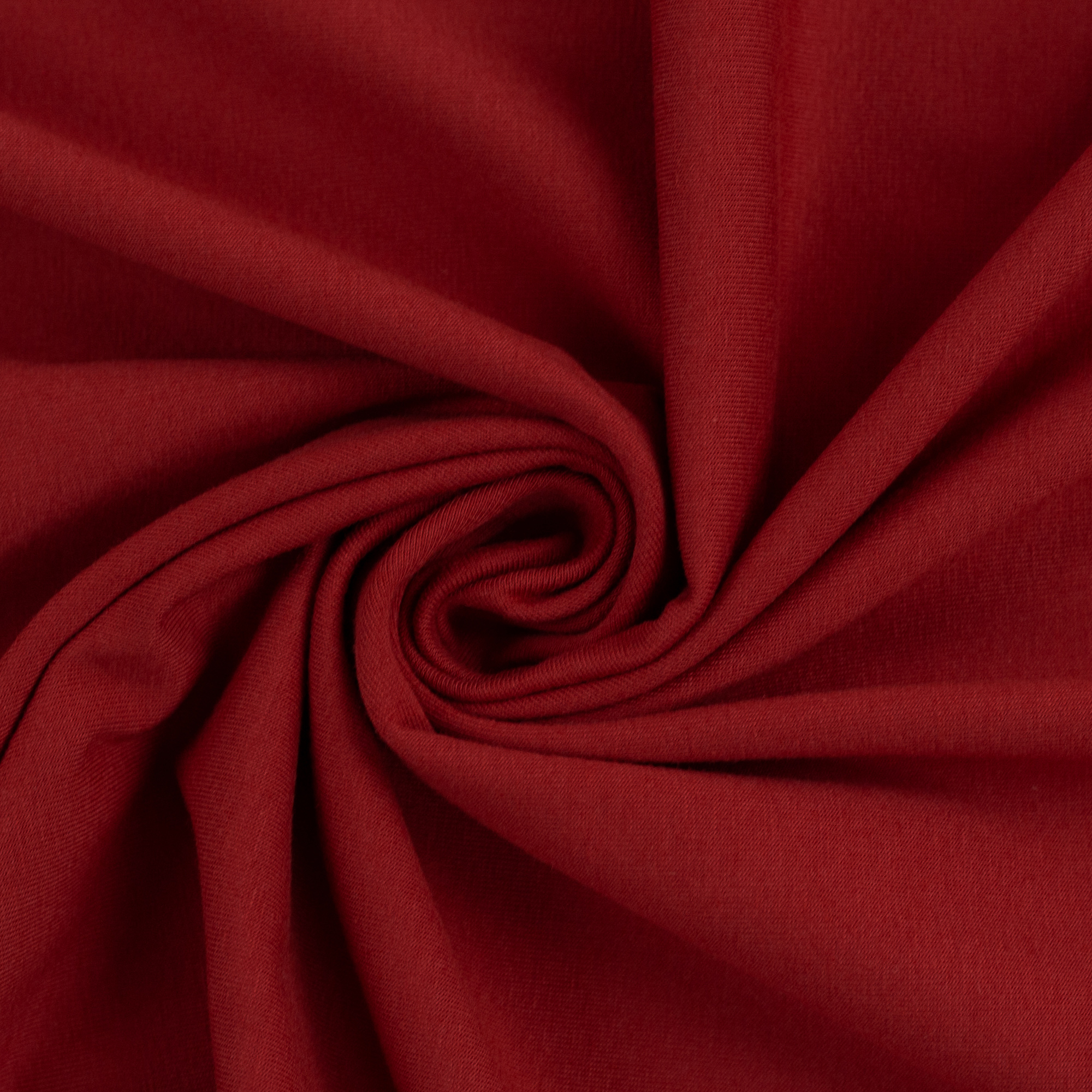 Jersey Stoffe - UNI: Jersey Stoff Uni - Dunkelrot Weinrot